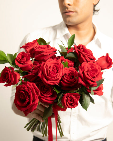 Ruby Red Rose Delivery | POMP Flowers